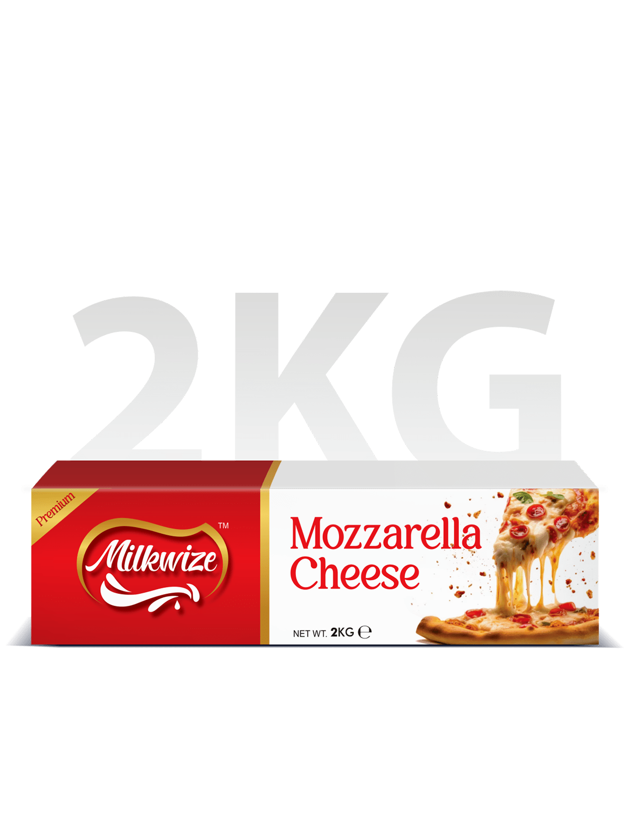 Mozzarella Cheese Block (2 KG Pack) - Milkwize | Shop Dairy Perfection